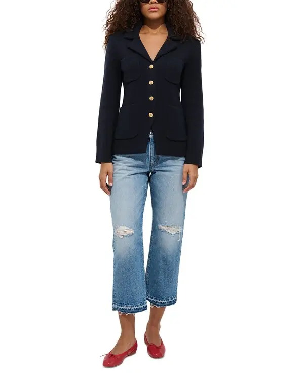 ALEX MILL Sweater Jacket - Navy