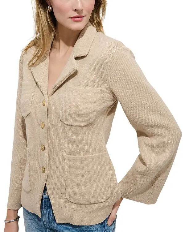 ALEX MILL Sweater Jacket - Sand