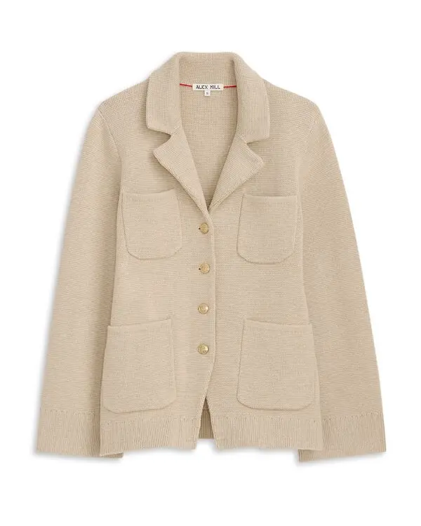 ALEX MILL Sweater Jacket - Sand