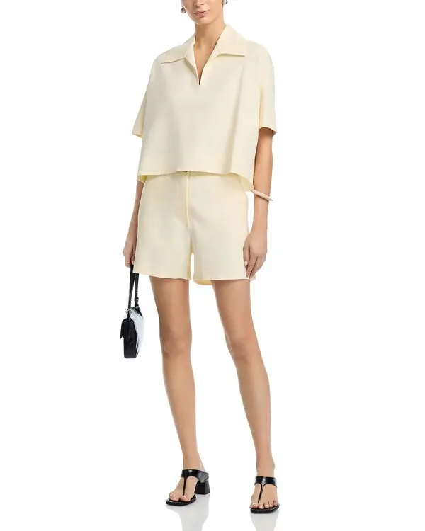 JIL SANDER Crepe Shorts