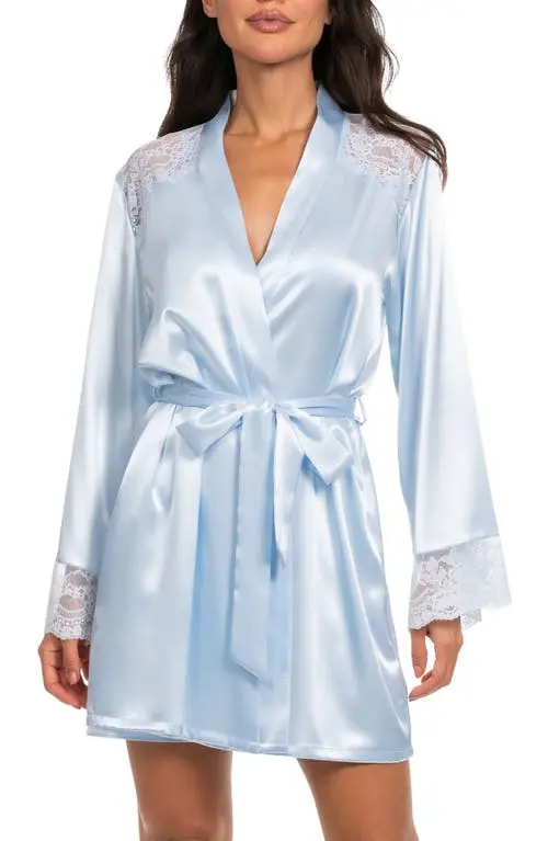 IN BLOOM BY JONQUIL Annie Lace Trim Wrap - Pale Blue