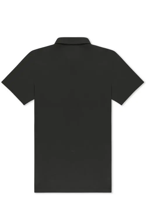 DALIX Ghost Midweight Short Sleeve Polo Shirt - Charcoal
