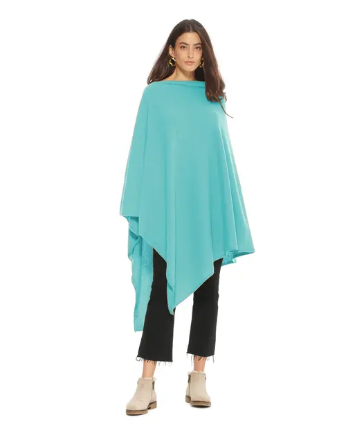MONTICELLI CASHMERE Cashmere Long Poncho