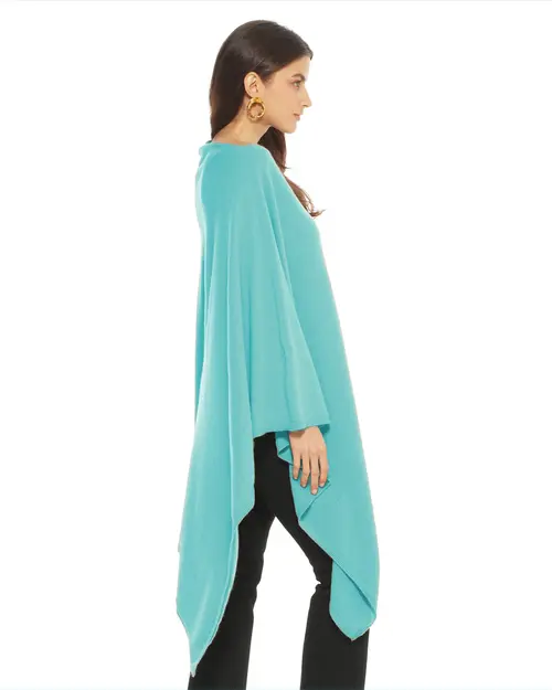 MONTICELLI CASHMERE Cashmere Long Poncho
