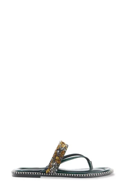 Dries Van Noten Sequin Embellished Slide Sandal