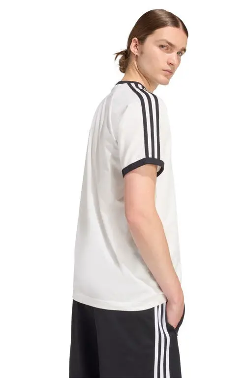 Adidas 3-stripes Cotton T-shirt - Cloud White