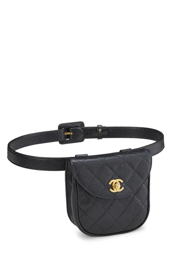 Chanel Quilted Caviar Leather Belt Bag