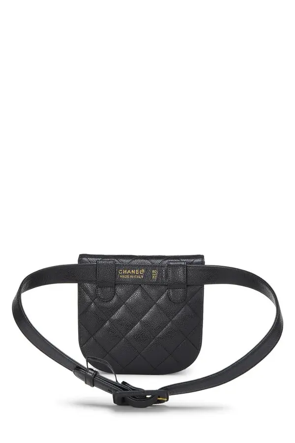 Chanel Quilted Caviar Leather Belt Bag