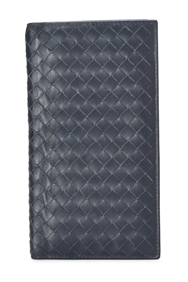 Bottega Veneta Intrecciato Long Wallet - Blue