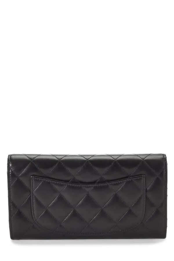 Chanel Lambskin Classic Long Flap Wallet