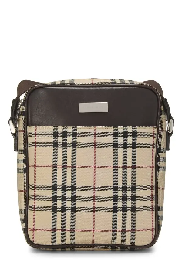 Burberry House Check Vertical Camera Bag