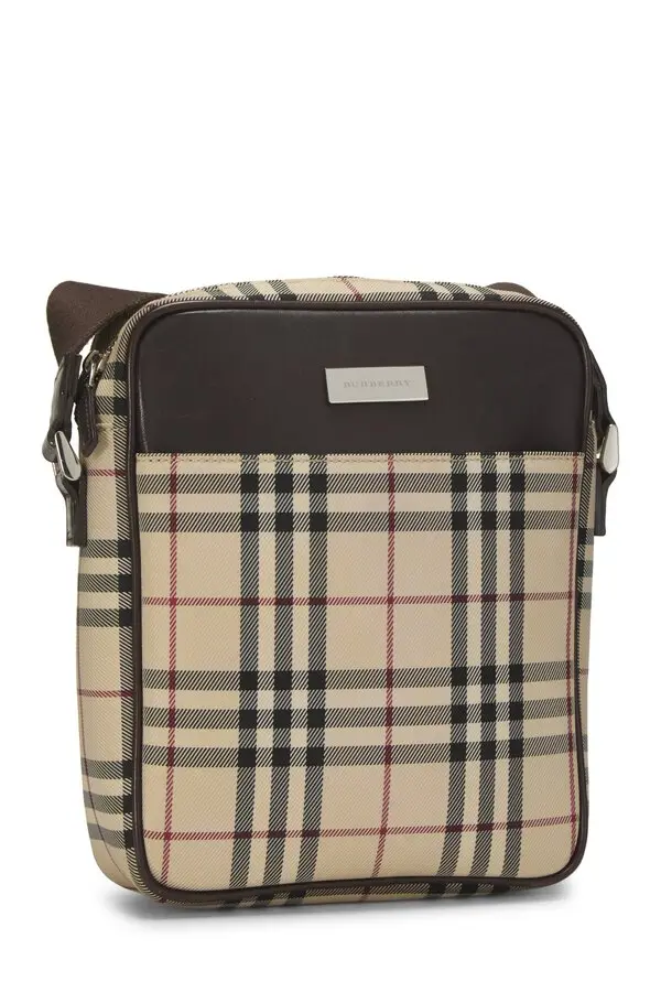 Burberry House Check Vertical Camera Bag