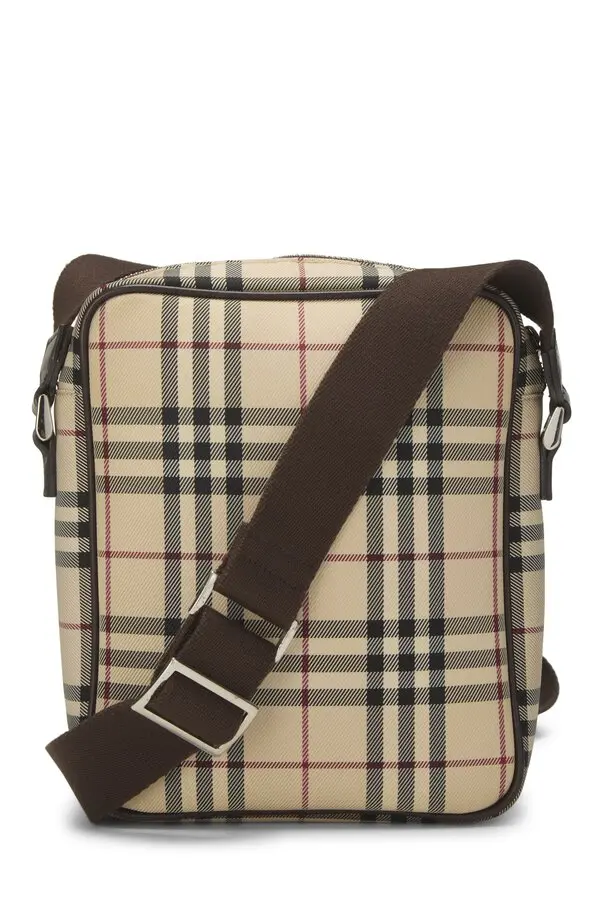 Burberry House Check Vertical Camera Bag