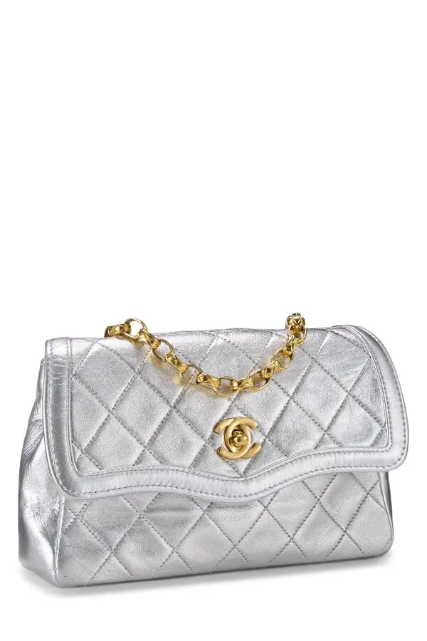 Chanel Quilted Lambskin Curved Flap