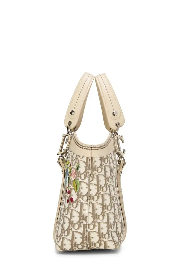 Dior Floral Embroidered Handbag