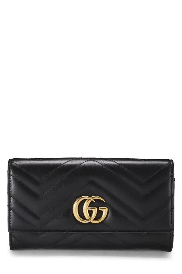 Gucci Gg Marmont Continental Wallet - Black