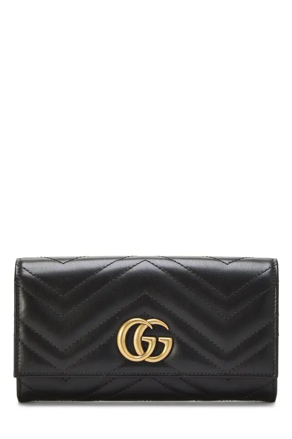 Gucci Gg Marmont Continental Wallet - Black