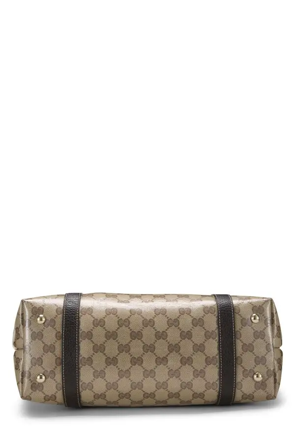 Gucci Original Gg Crystal D-ring Abbey Zip Tote