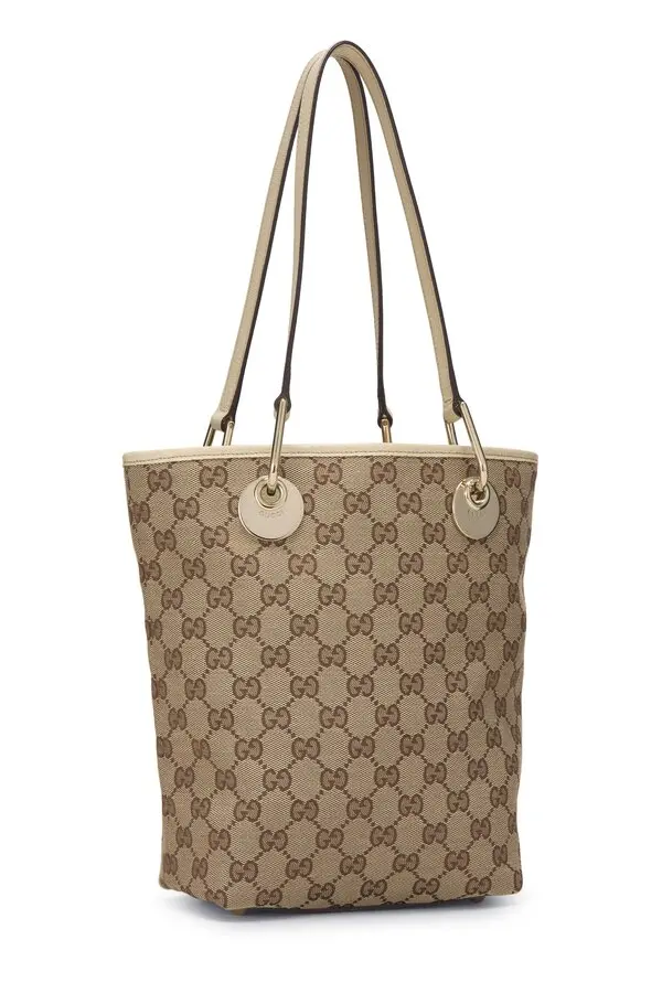Gucci Original Gg Eclipse Bucket Bag - Beige