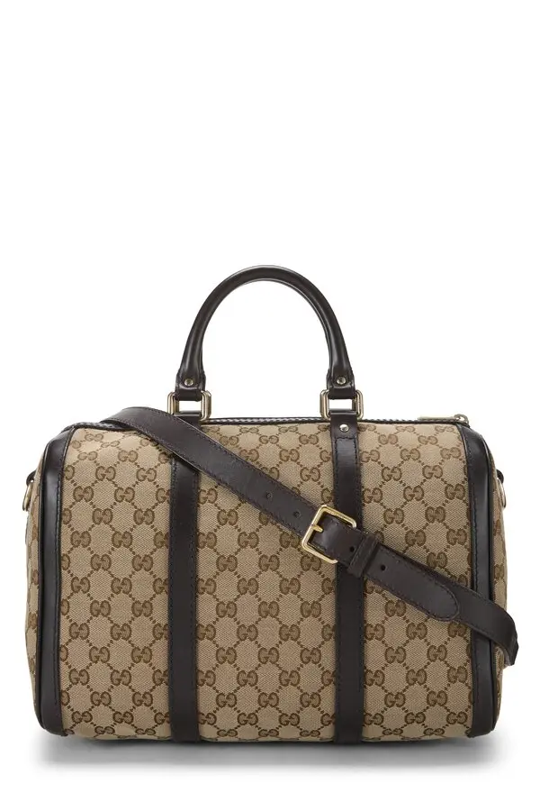 Gucci Original Gg Boston Handbag - Brown