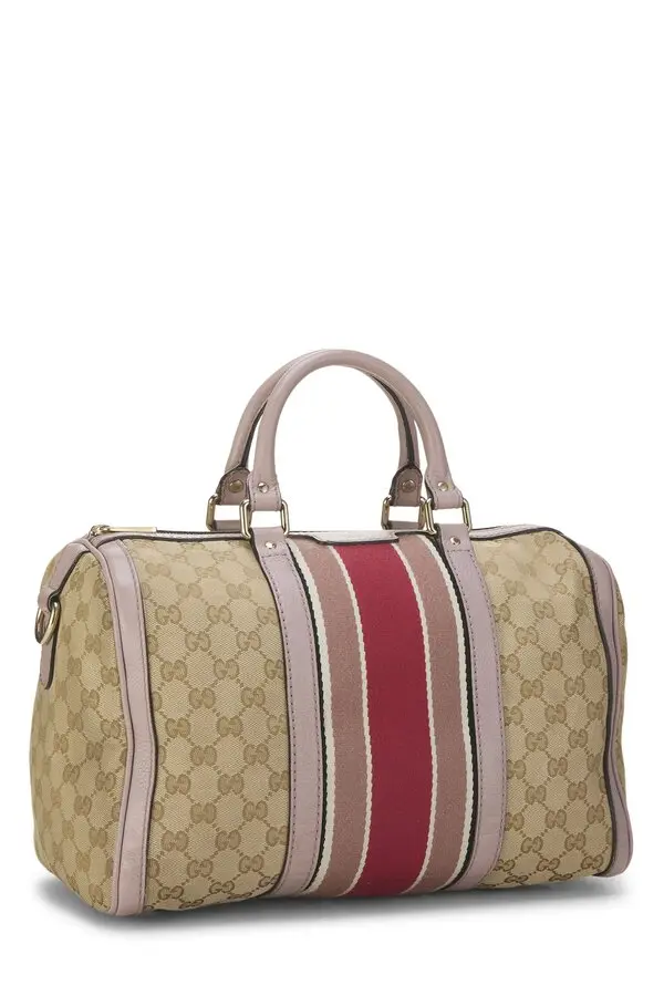 Gucci Original Gg Canvas Boston Handbag - Pink