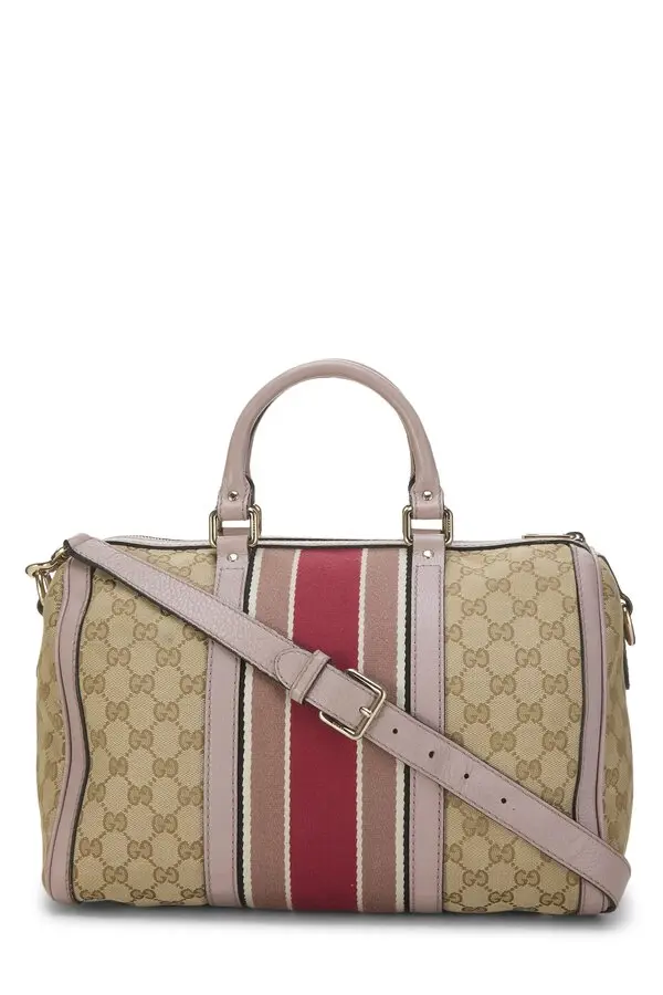 Gucci Original Gg Canvas Boston Handbag - Pink