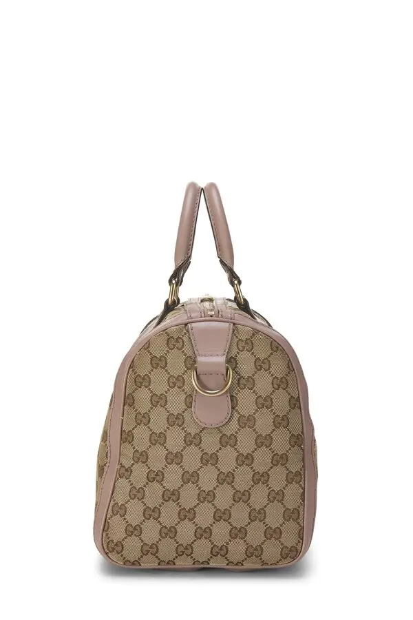 Gucci Original Gg Canvas Boston Handbag - Purple