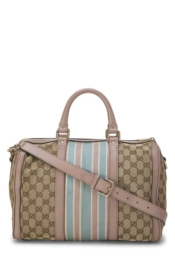 Gucci Original Gg Canvas Boston Handbag - Purple