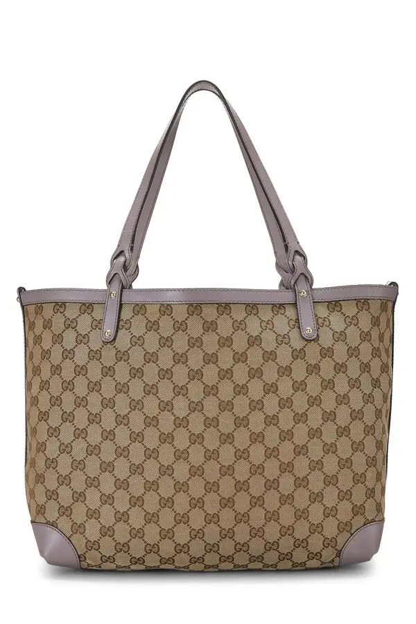 Gucci Gg Canvas Craft Tote - Beige