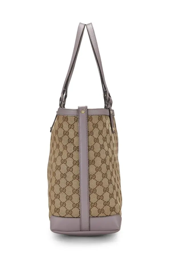 Gucci Gg Canvas Craft Tote - Beige
