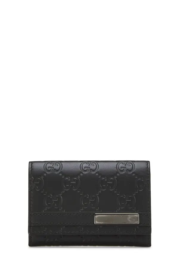 Gucci Ssima Compact Wallet - Black