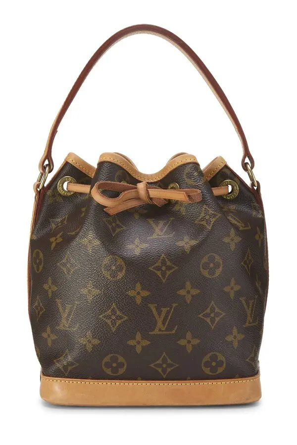 LOUIS VUITTON Monogram Noé Bucket Bag - Brown