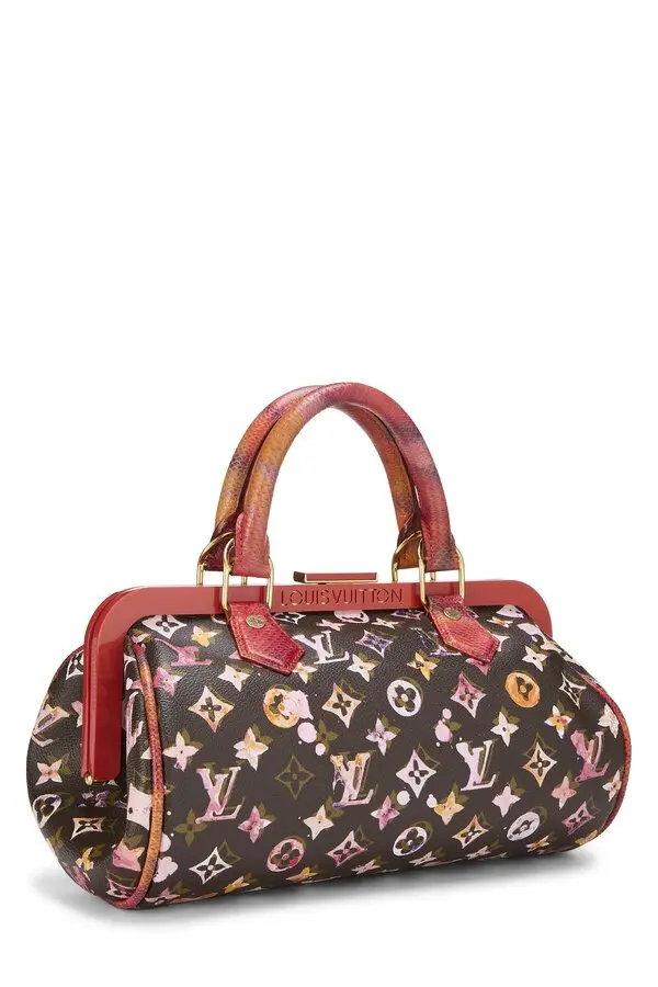 LOUIS VUITTON Richard Prince Monogram Watercolor Papillon Frame Bag