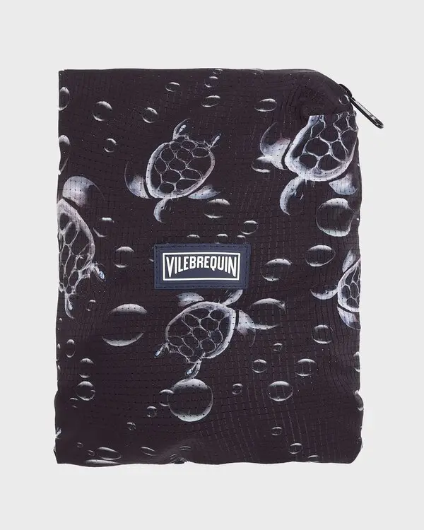 Vilebrequin Microperforated Ultralight Packable Swim Trunks - Black