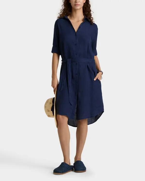 Vilebrequin Linen Shirt Dress