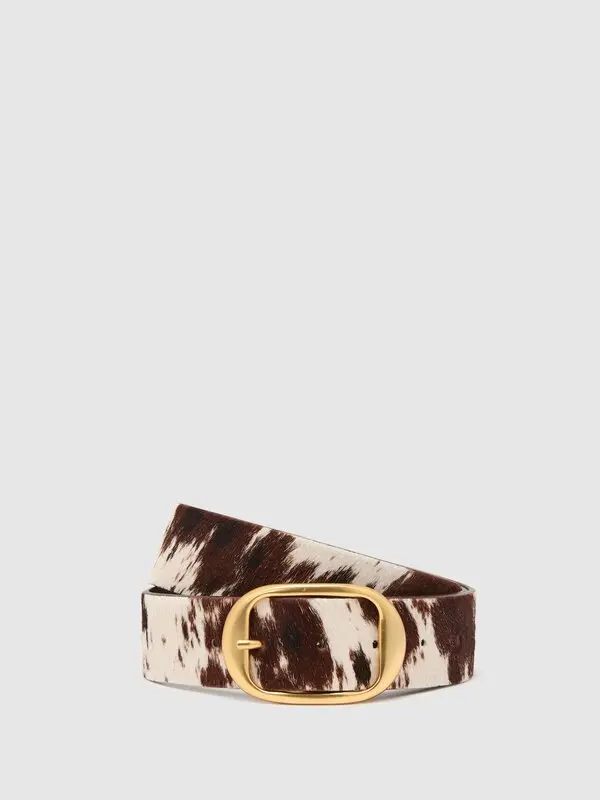 REISS Athena Print Belt
