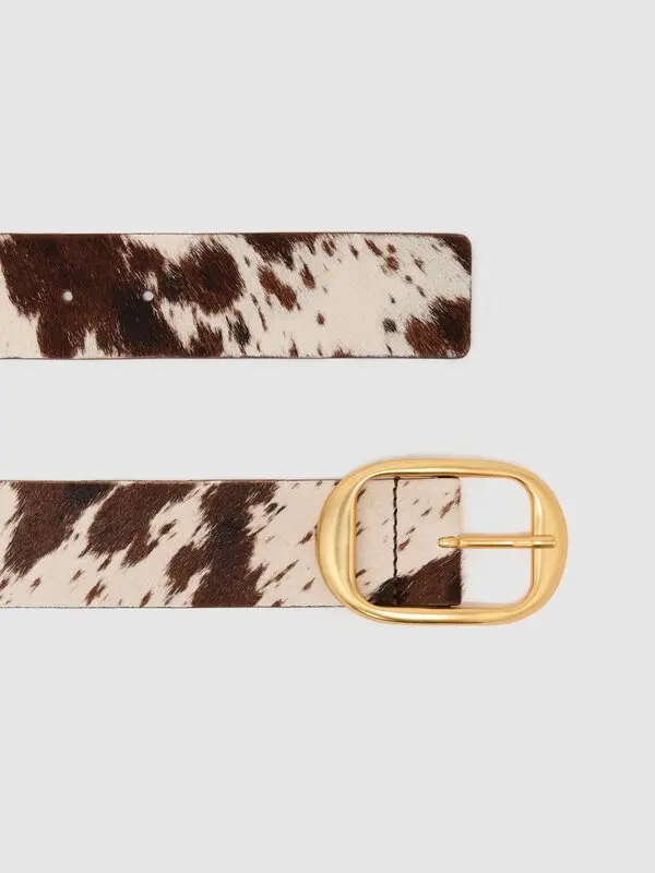 REISS Athena Print Belt