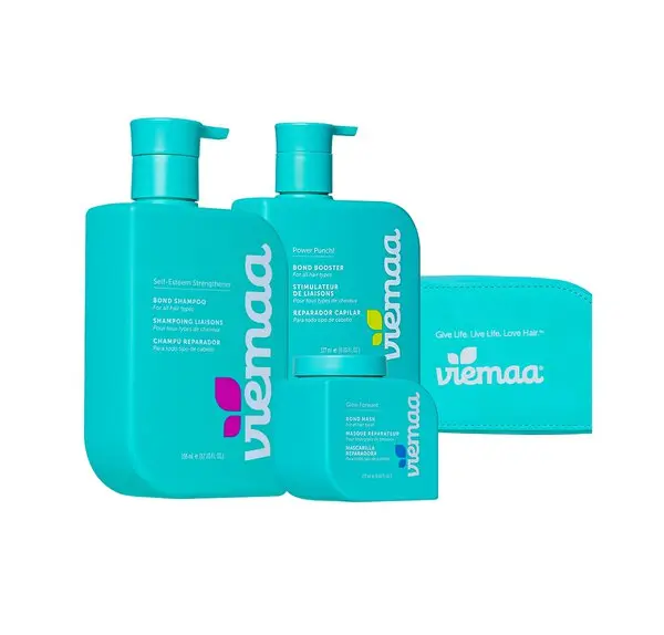 VIEMAA Hair Repair Treatment Kit - Turquoise,aqua