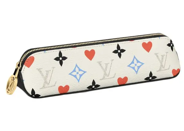 LOUIS VUITTON Elizabeth Pencil Pouch - White