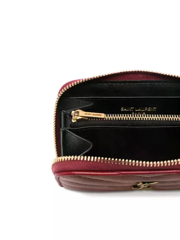 Saint Laurent Chevron Logo Wallet