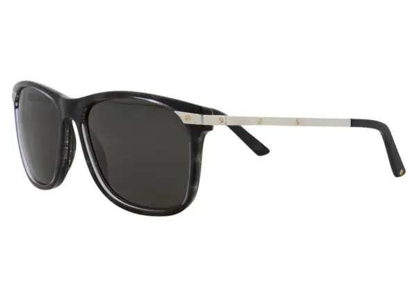 CARTIER Square Sunglasses - Blue/silver/blue (ct0104s