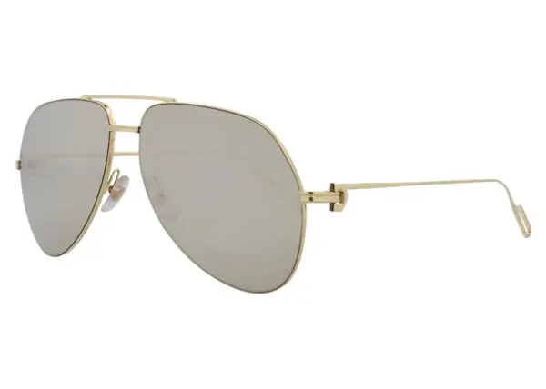 CARTIER Aviator Sunglasses Ct0110s - Gold/gold (ct0110s
