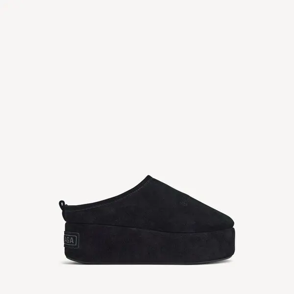 Balenciaga Alaska Soft Platform Mule - Black