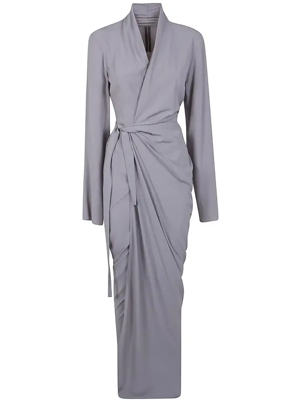 Rick Owens Wrap Gown Dress