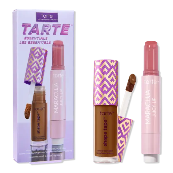 TARTE COSMETICS Essentials Shape Tape & Maracuja Juicy Lip Duo - 57s Rich Sand