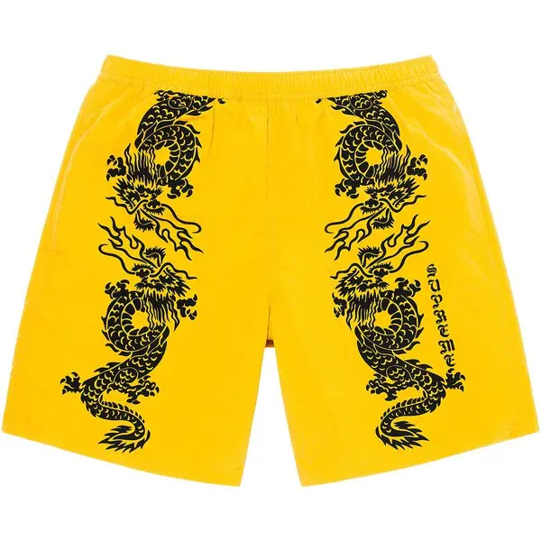 Supreme Dragon Water Short - Yellow