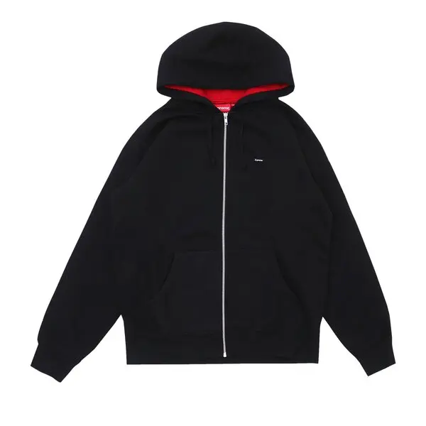 Supreme Contrast Zip Up Hooded Sweatshirt