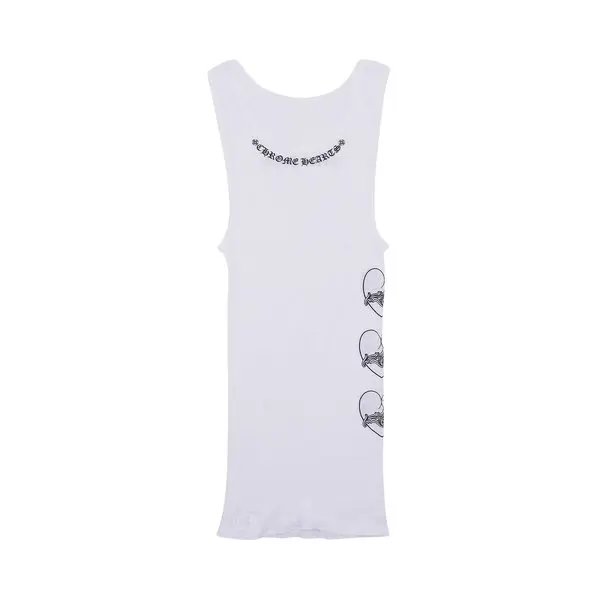 Chrome Hearts Love You Rib Tank /black - White