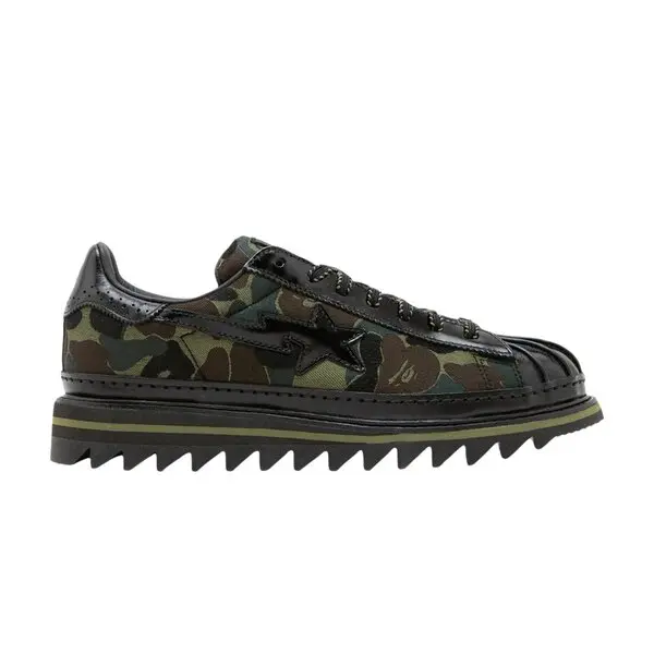 Adidas Clot X Bape X Superstar Sneakers - Black
