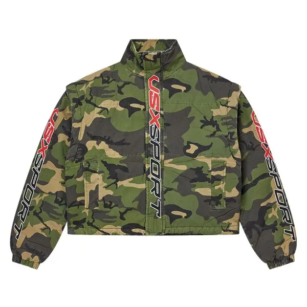 VALE FOREVER Vsx Camo Puffer Jacket